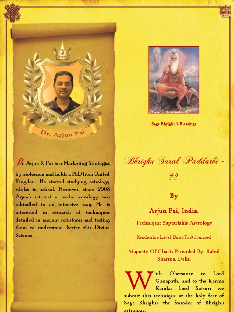 Bhrighu Saral Paddathi-22 | PDF