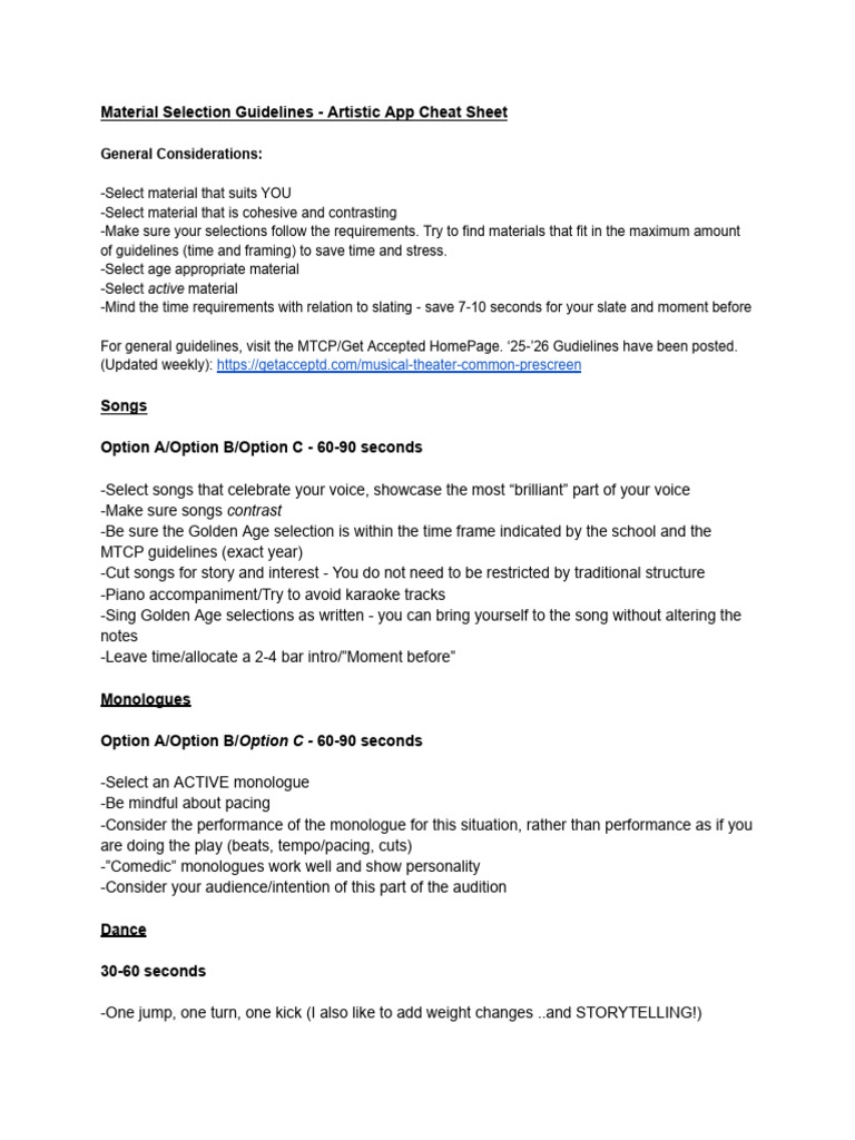 College Process - Material Selection | PDF