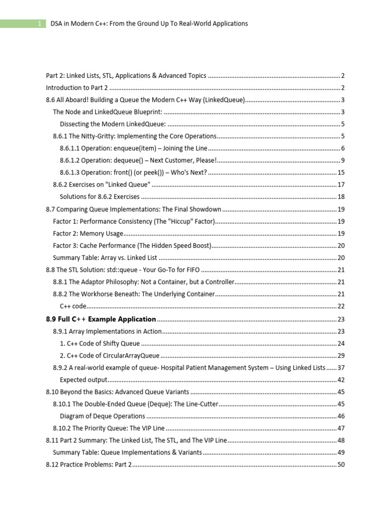 Data Structure - Chapter 8 Queue Part 2 | PDF | Queue (Abstract Data ...