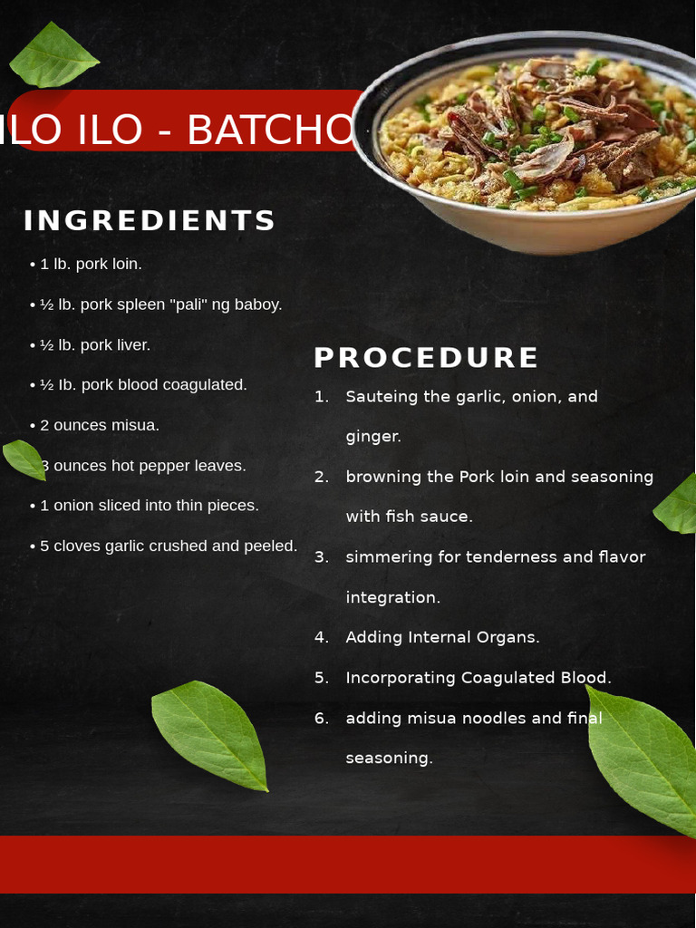 Pork Belly and Internal Organ Recipes | PDF | Cuisine | Cooking