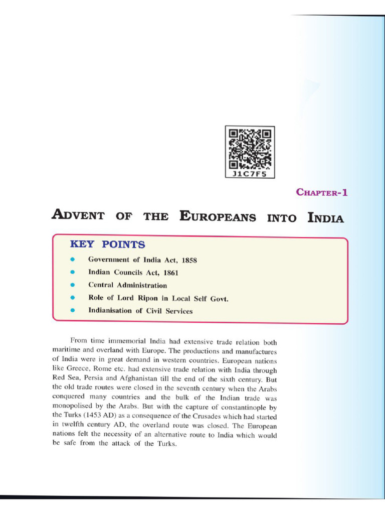 History Class 9 CHPT 1 | PDF