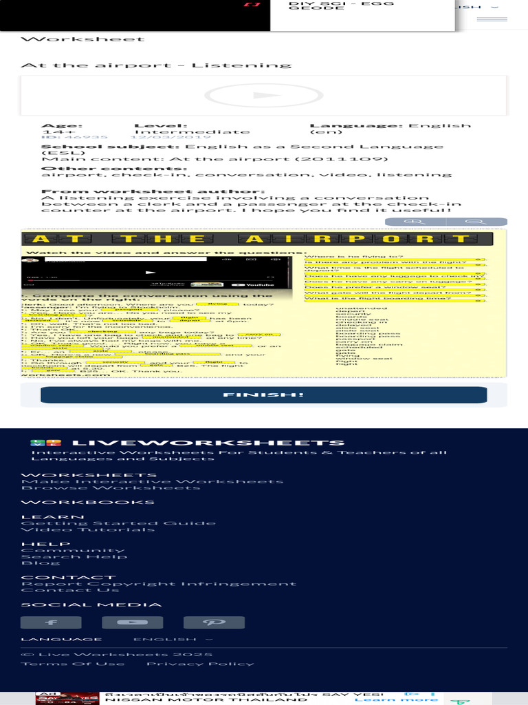Worksheet LiveWorksheets | PDF