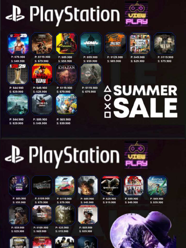Catálogo PS4-PS5 Hasta 13 de Agosto | PDF