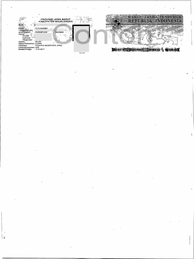 Contoh KTP | PDF