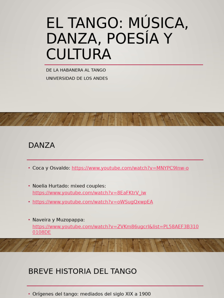 El Tango | PDF | Musica Tango | Estilos de música uruguayos