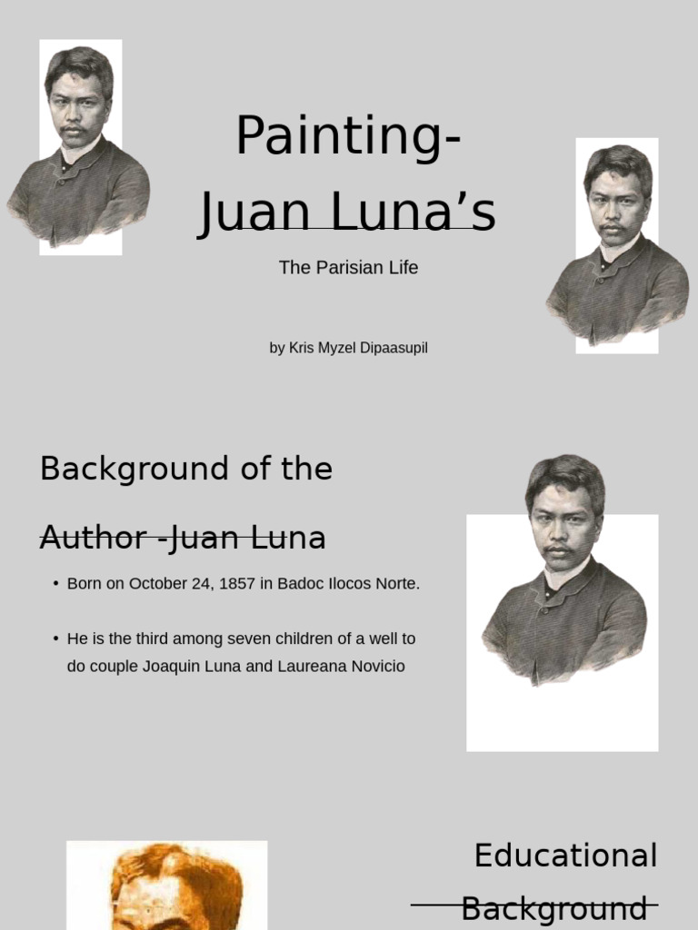 Juan Luna's The Parisian Life Overview | PDF