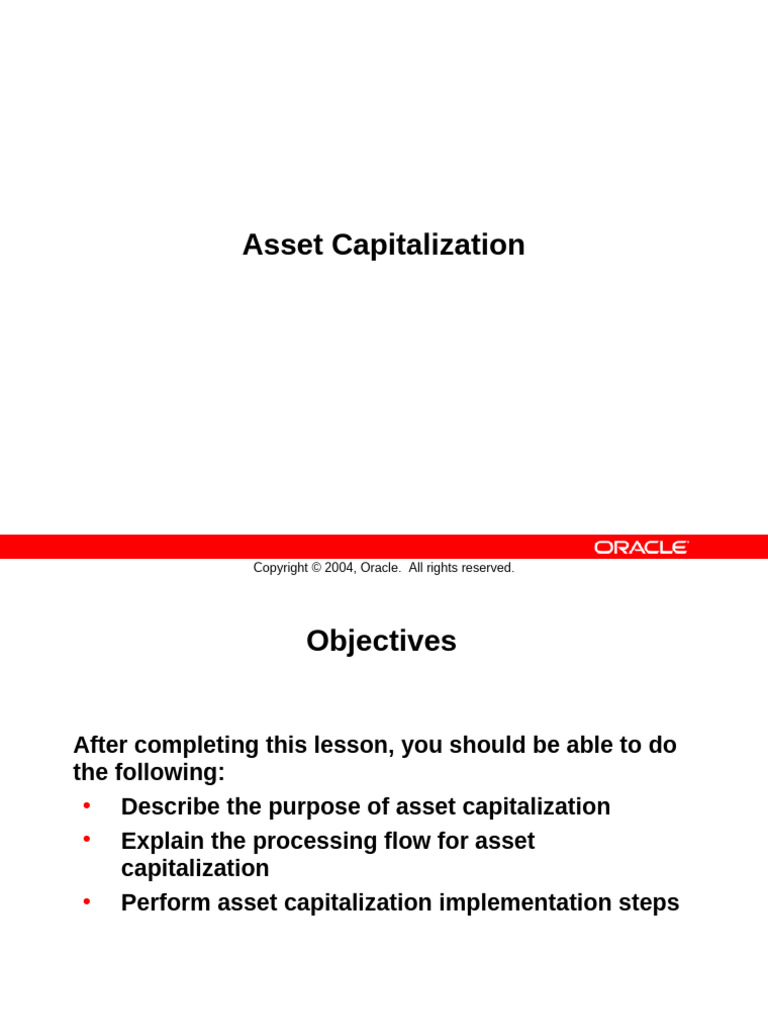 RWIP Accounting for Asset Capitalization | PDF | Accounts Payable ...