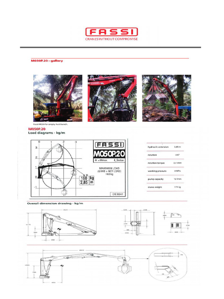 Brosur Fassi Crane | PDF