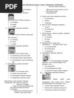 Soal B.indonesia - Kelas 2 - Bab 1 Mengenal Perasaan | PDF