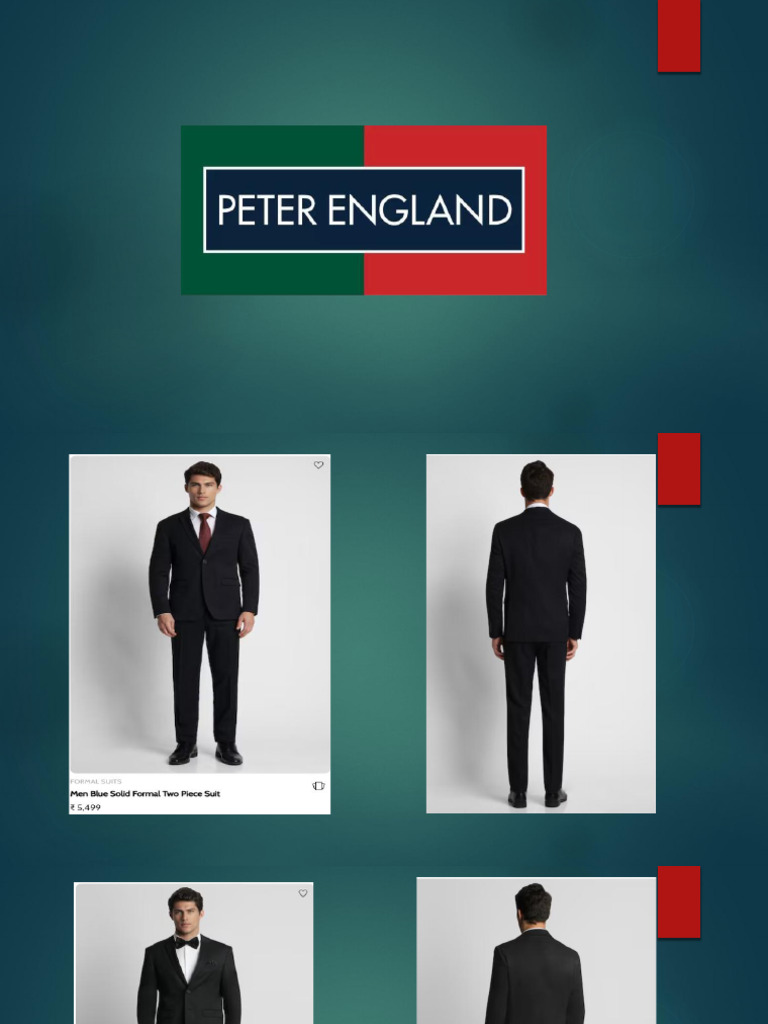 Peter England Formal Suits | PDF
