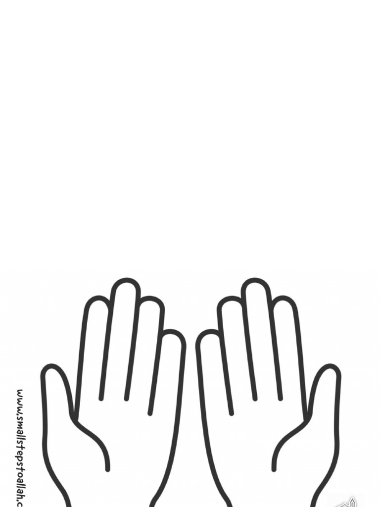 Dua Hands Activity Sheet | PDF