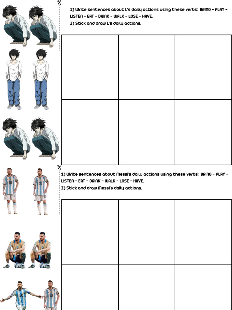 Present Simple Comic | PDF
