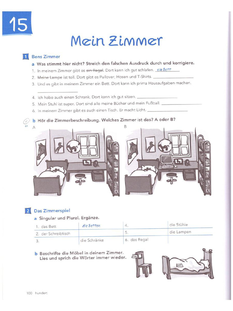 Mein Zimmer | PDF