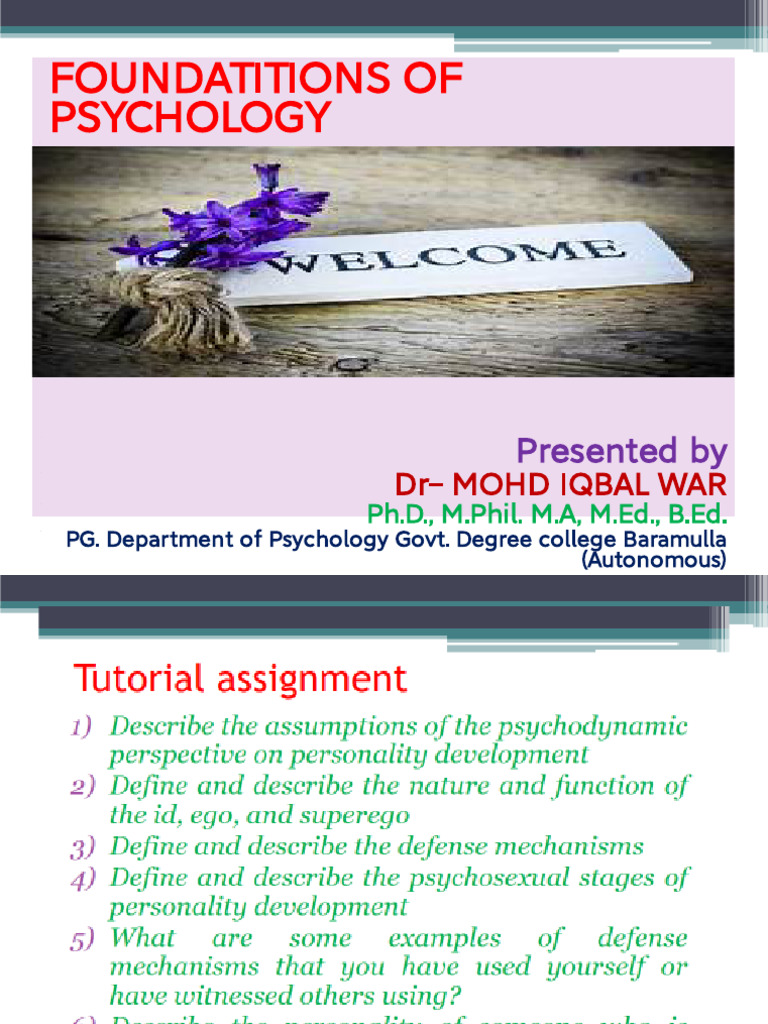 Foundations of Psychology Overview | PDF | Emotions | Self Actualization