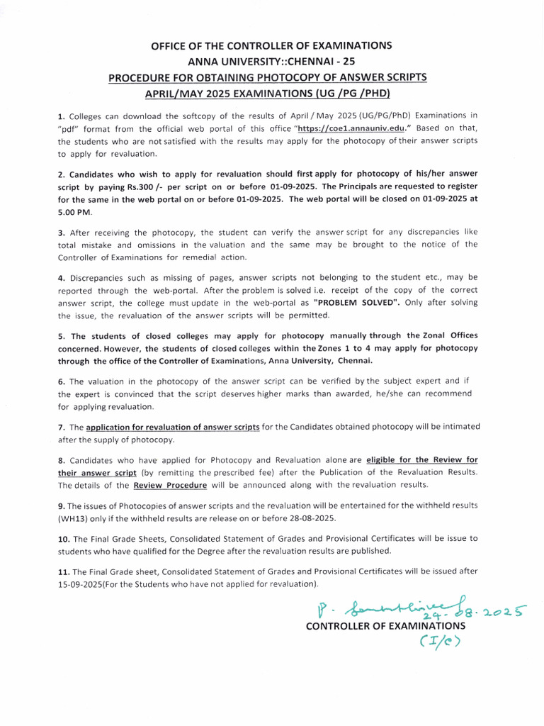 Photocopy Procedure Am25 | PDF