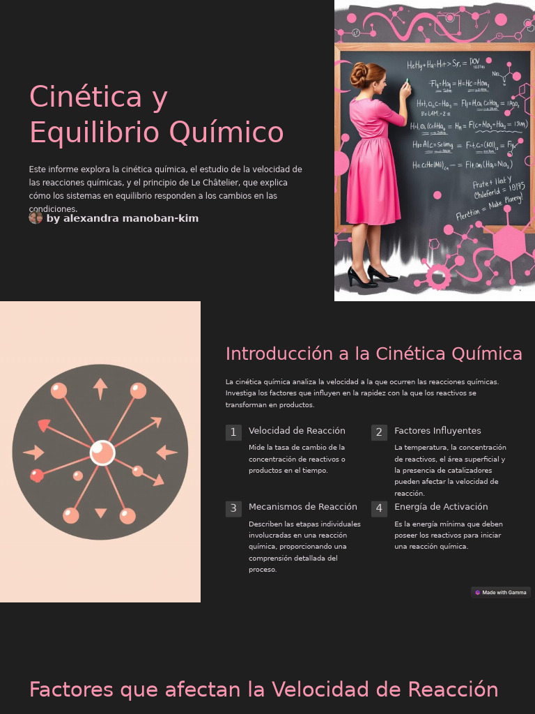 Cinetica y Equilibrio Quimico | PDF | Cinética química | Reacciones ...
