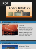 PAINT Coating Damage and Defects | PDF | Paint | Rust