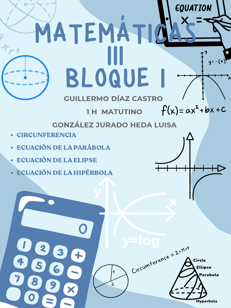 Documento A4 Portada Proyecto de Matemáticas Ilustrado Azul.pdf | PDF