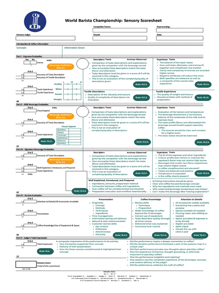 (A4) - 2023 WBRC - Annotated Scoresheet | PDF