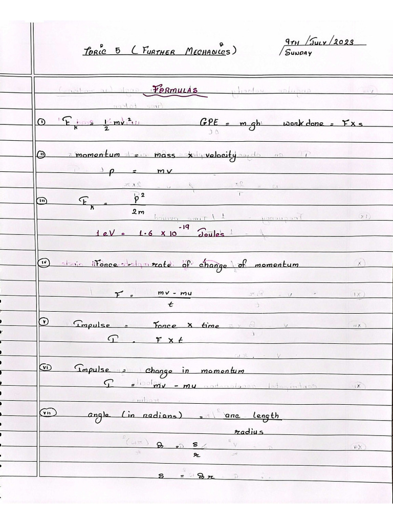 Ial Physics Unit 4 | PDF