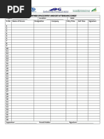 Permit Log Sheet | PDF