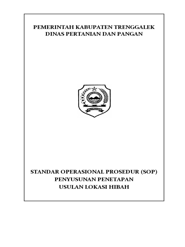 Sop Penetapan Usulan Lokasi Hibah | PDF