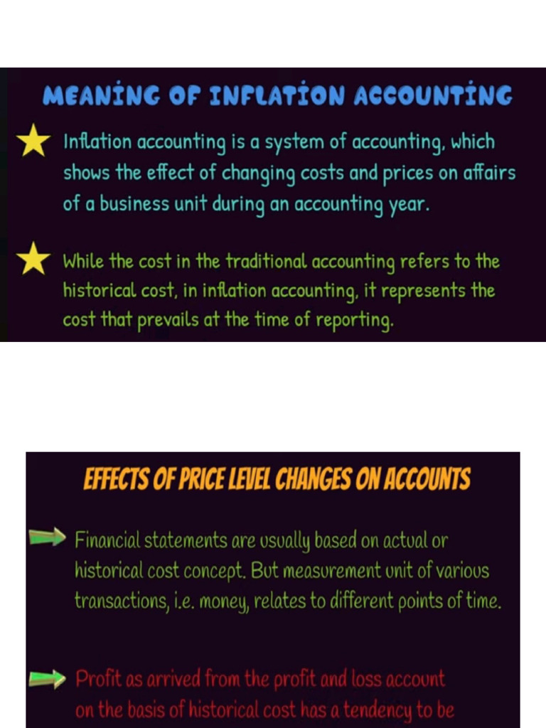 Inflation Accounting | PDF