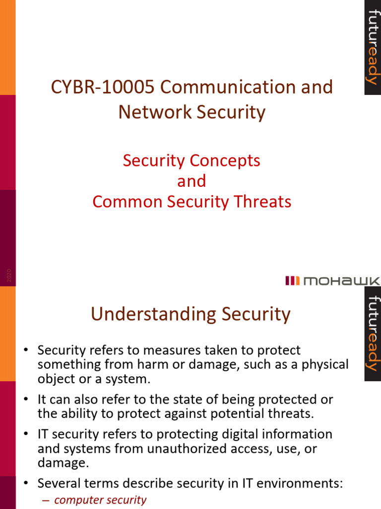 Information Security Concepts Overview | PDF | Denial Of Service Attack ...