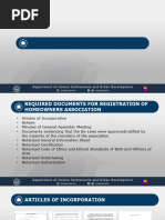 Registration of Regular HOA Checklist | PDF | Notary Public | Governance