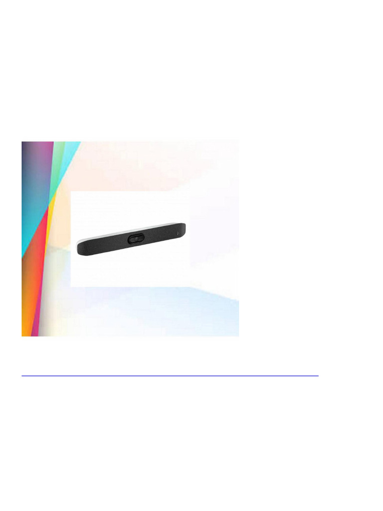 0140 Poly Studio V12 USB Video Bar With 20MP Camera 120Ã Â° Wide Angle ...
