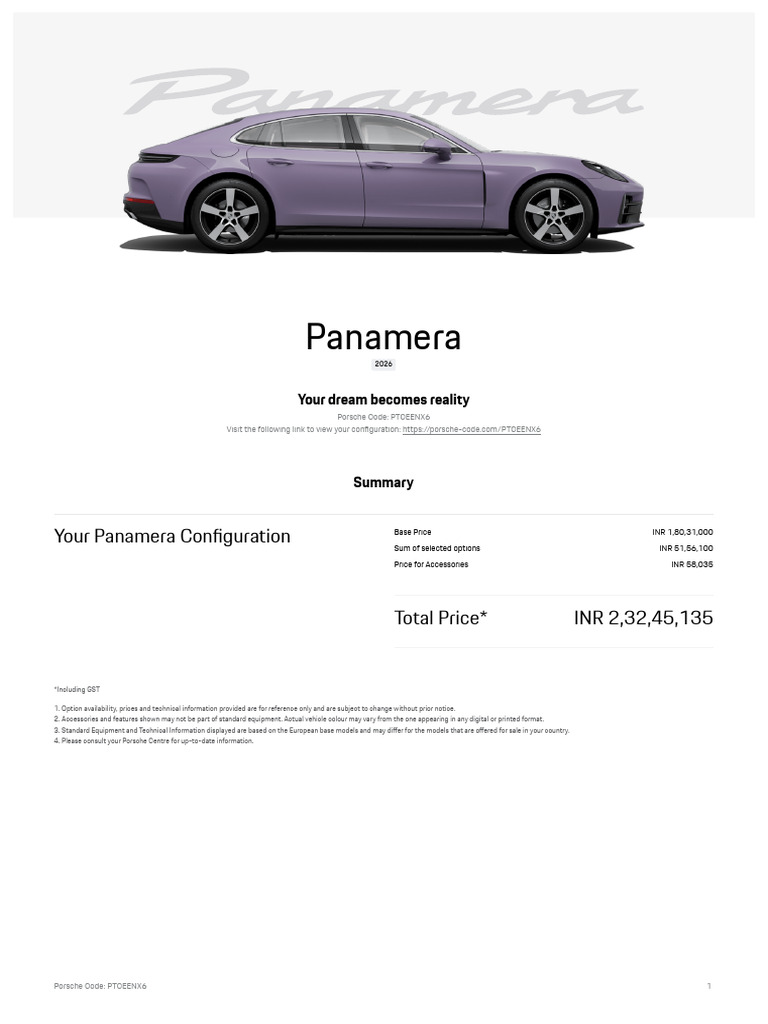 Porsche Panamera Provence Bright Buy | PDF | Trunk (Car) | Smartphone