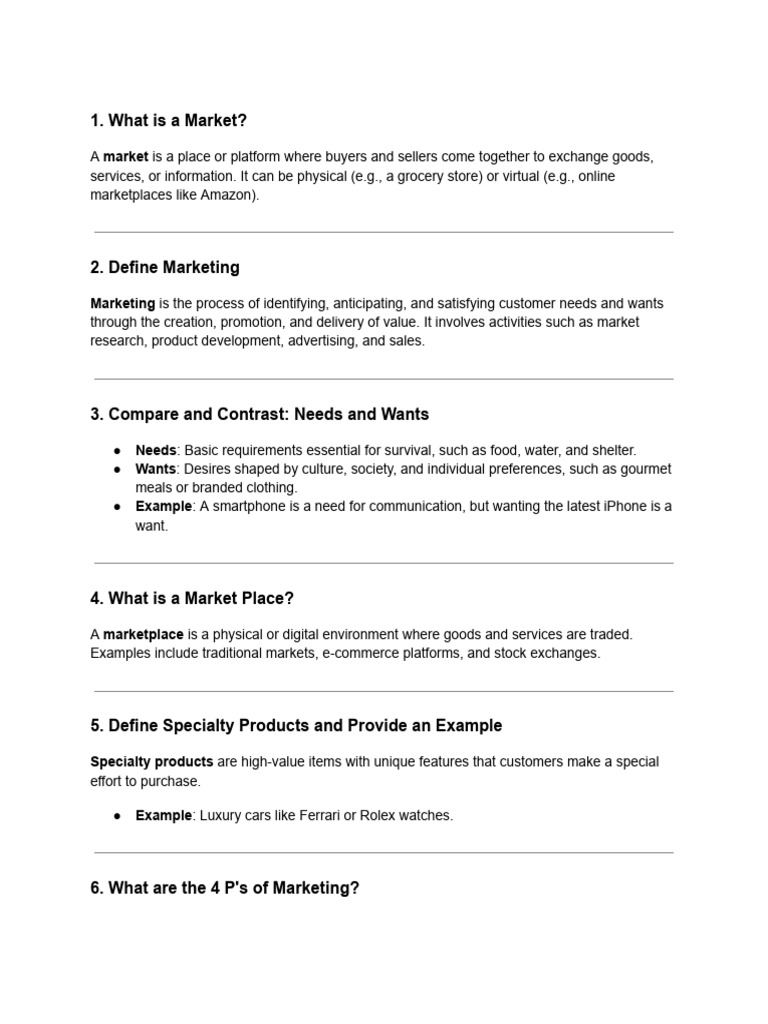 Understanding Market Dynamics and Strategies | PDF | Marketing | Brand
