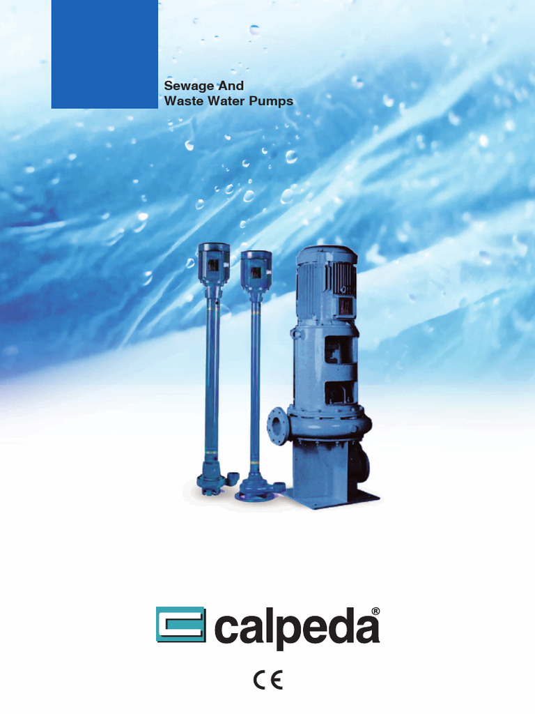 Calpeda Sewage Pump Catalogue | PDF
