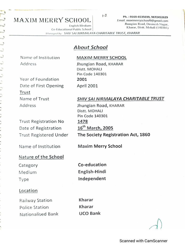 About School | PDF