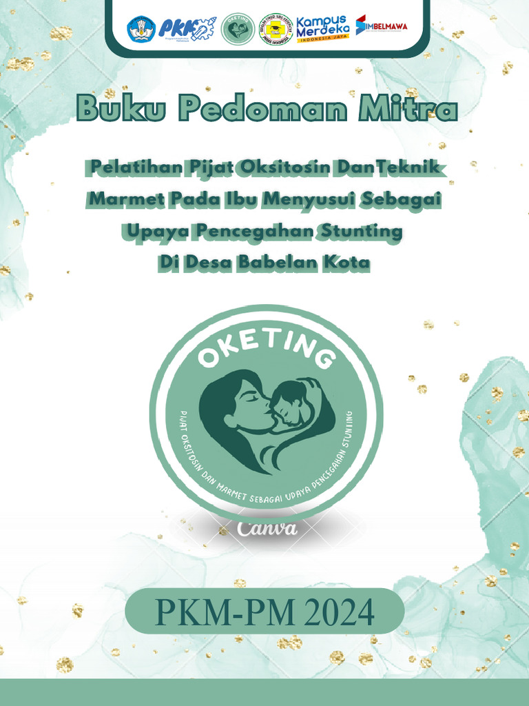 Buku Pedoman Pelatihan Pijat Oksitosin | PDF