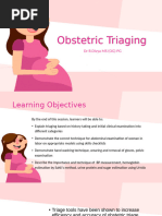 Maternity Triage Clinical Guidelines | PDF | Childbirth | Obstetrics