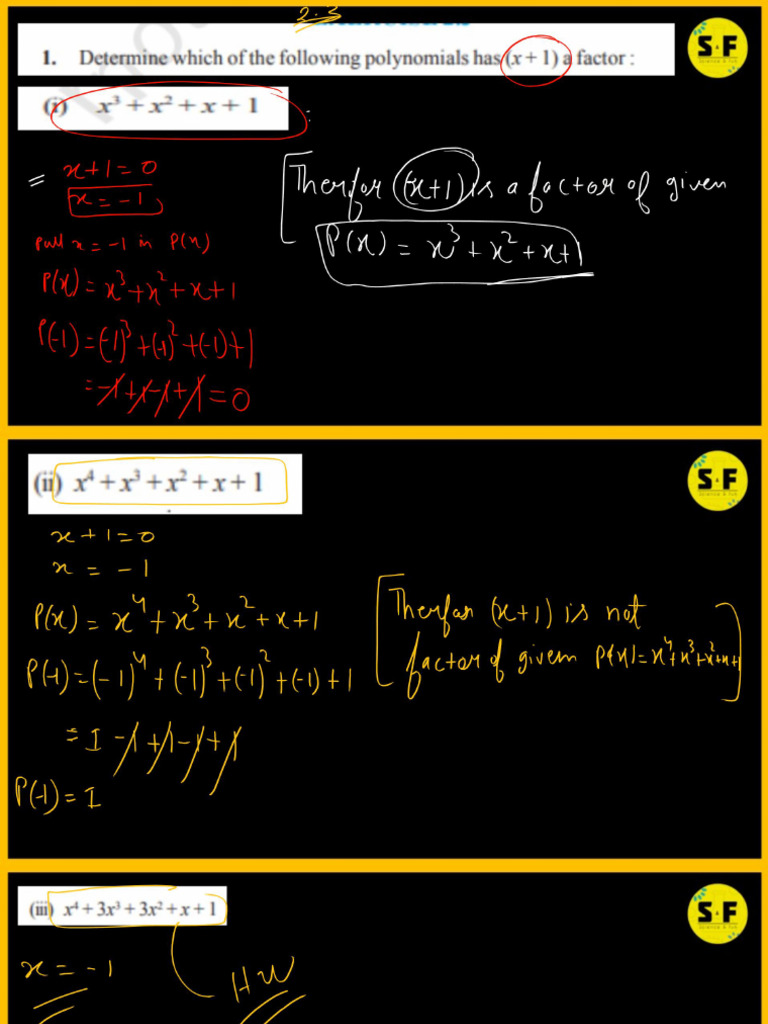 9th Lect 2 Polynomials | PDF