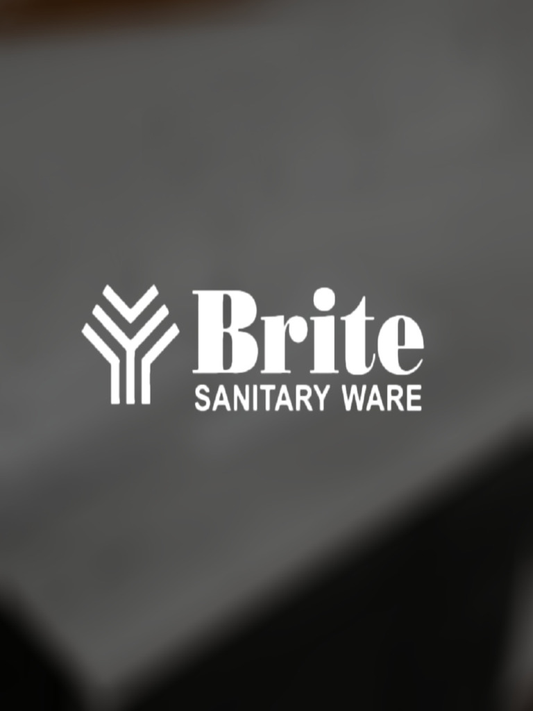 Catalogue Brite Sanitary Ware | PDF