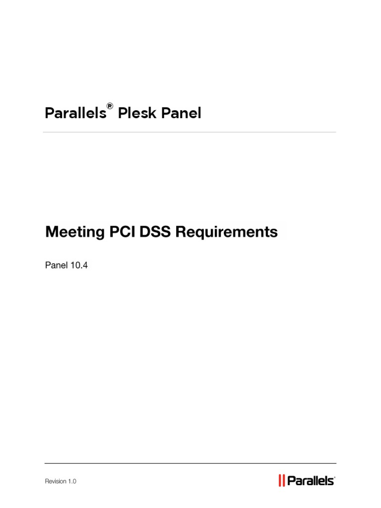 Plesk 10 Pci Compliance Guide | PDF | Transport Layer Security | Remote ...