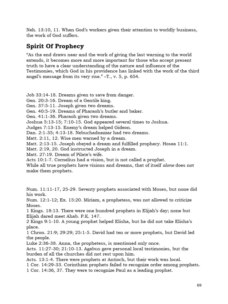 Bible Handbook Spirit of Prophecy Stephen N Haskell | PDF | Books Of ...