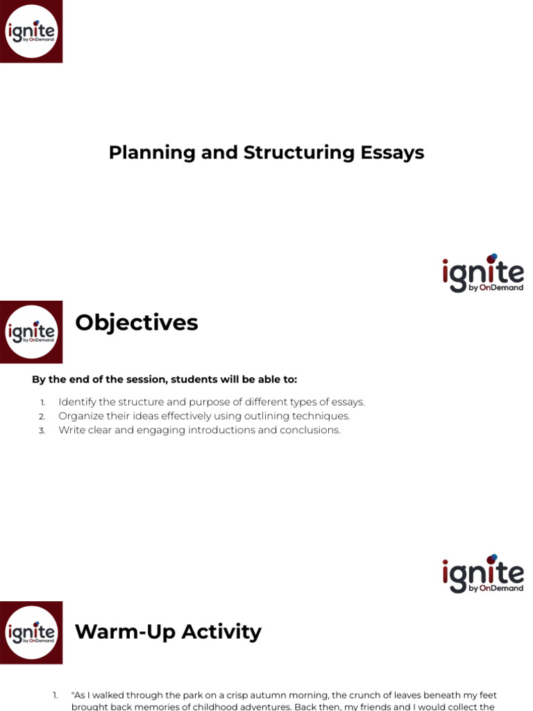 Essay Planning and Structuring Guide | PDF | Essays