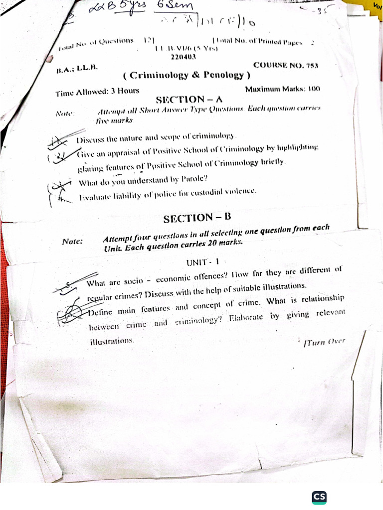 Criminology and Penology | PDF