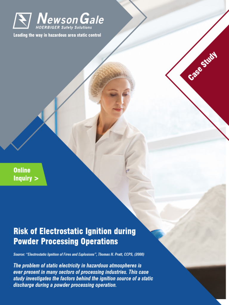 Risk of Electrostatic _ Powder Processing Operations | PDF ...
