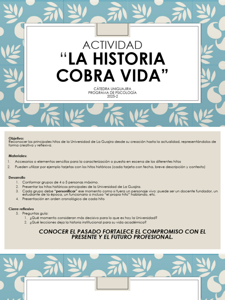 Orientaciones Actividad 1 | PDF