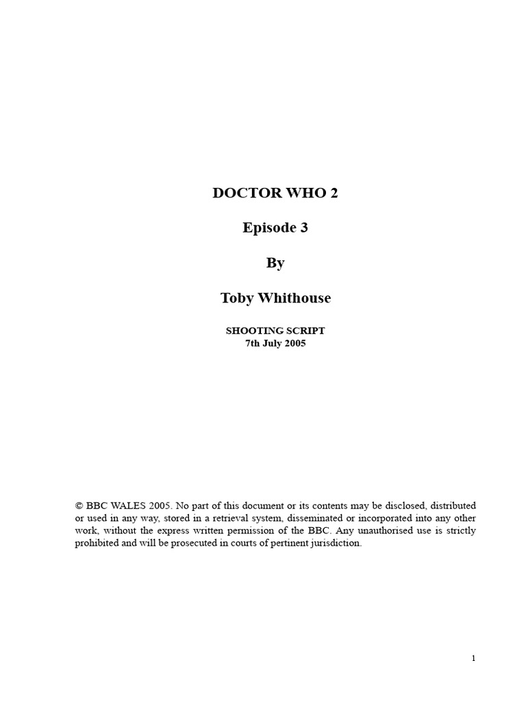 Doctor Who S02E03 - School Reunion | PDF | Damping | Oscillation
