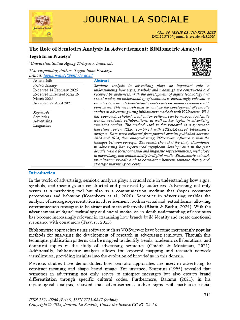 Semiotics in Advertising: A Bibliometric Study | PDF | Semiotics ...