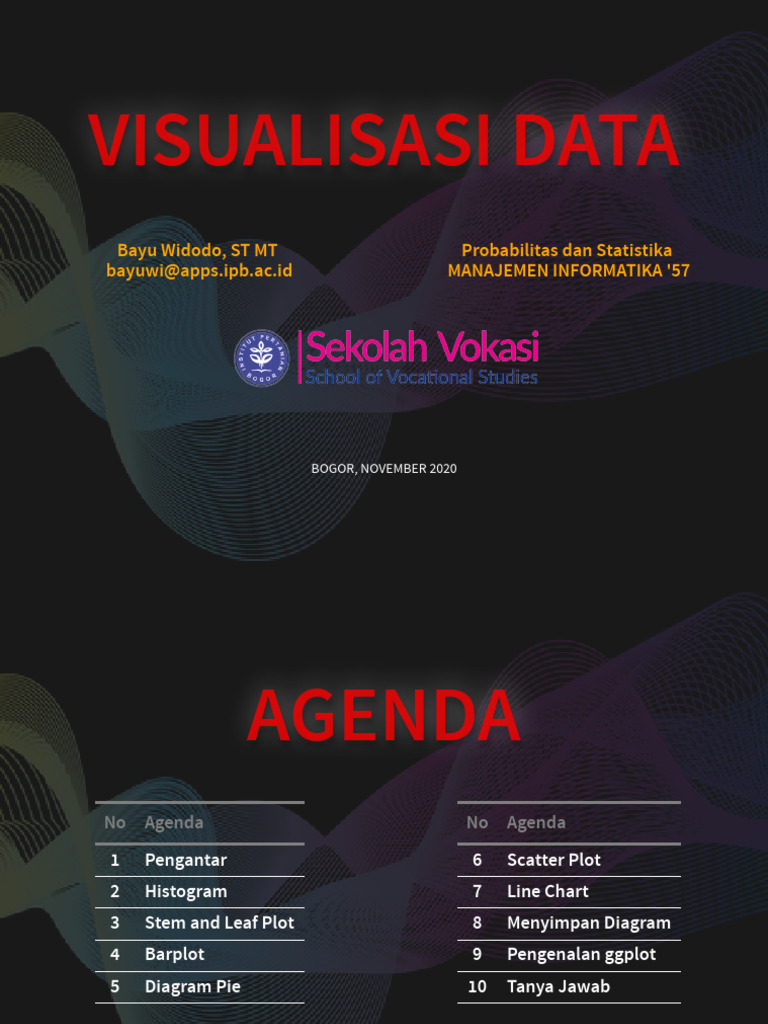 Visualisasi Data - Probabilitas Dan Struktur Data | PDF