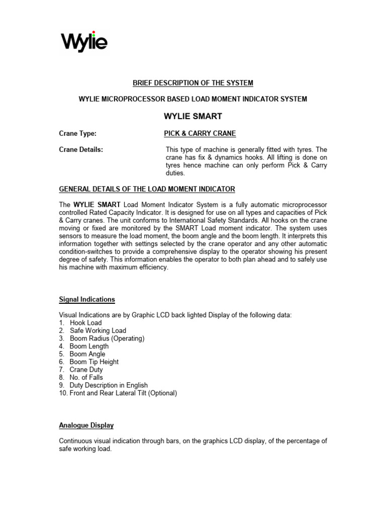 Brief Descp Smart Lmi PNC | PDF | Relay | Pressure Measurement