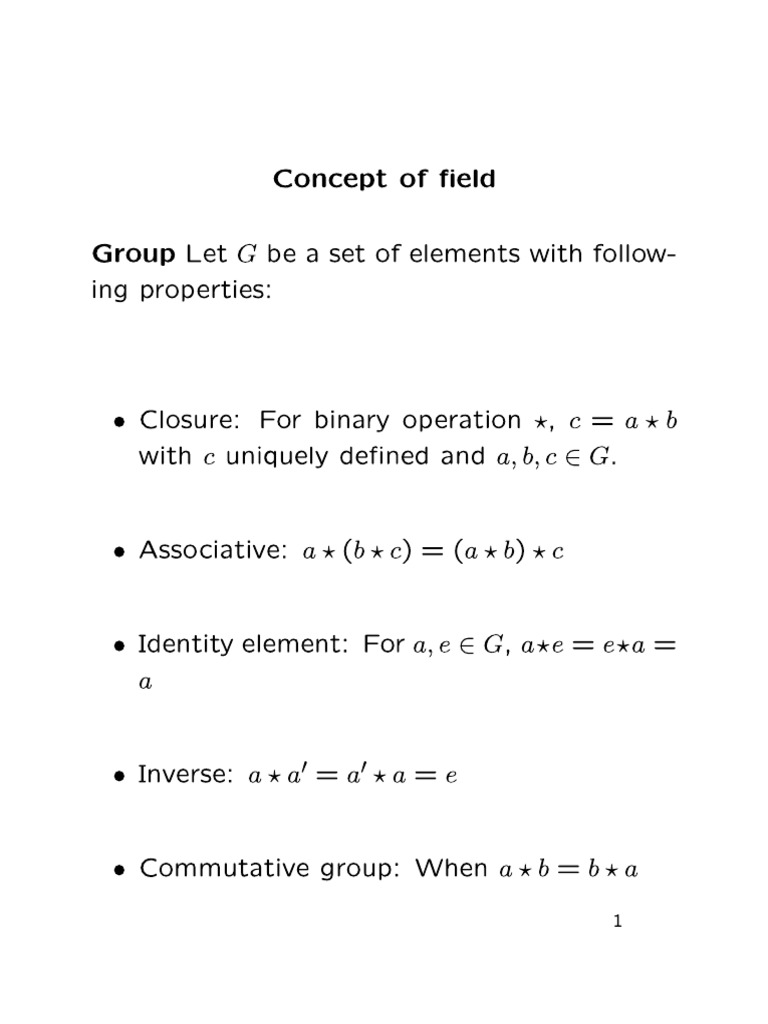 Concept of Field | PDF