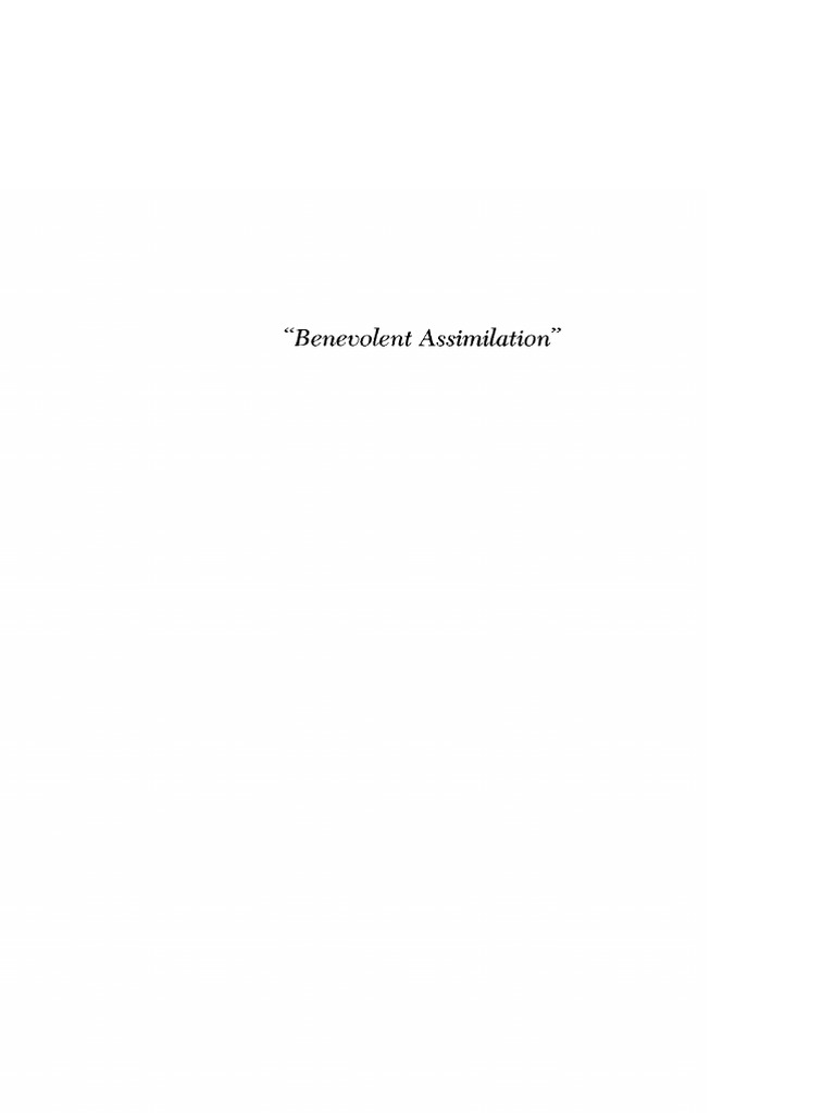 Benevolent Assimilation - Stuart Creighton Miller | PDF | Imperialism ...